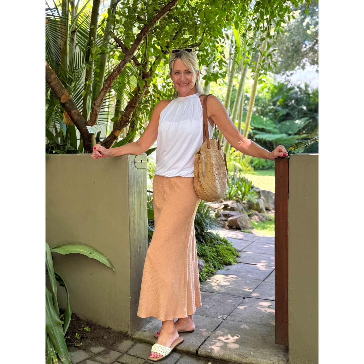 Ashley woman’s halter tie top – Wendy Bashford Designs